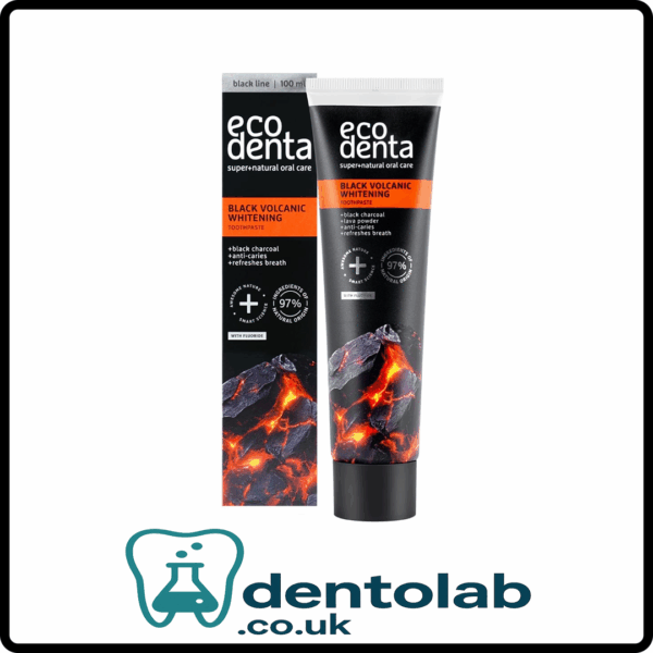 ECODENTA Black Whitening Toothpaste with Volcanic Minerals – 100ml ...